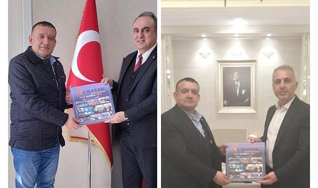 Kaymakam Acır ve Başkan Babaoğlu'na Almanak 2022 Ziyareti - HENDEK ...